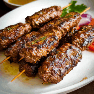 Juicy Oven Baked Beef Kababs