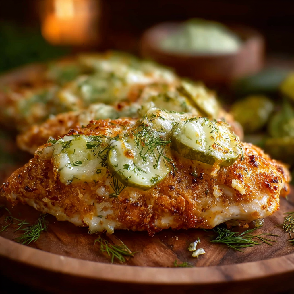 Dill Pickle Parmesan Chicken